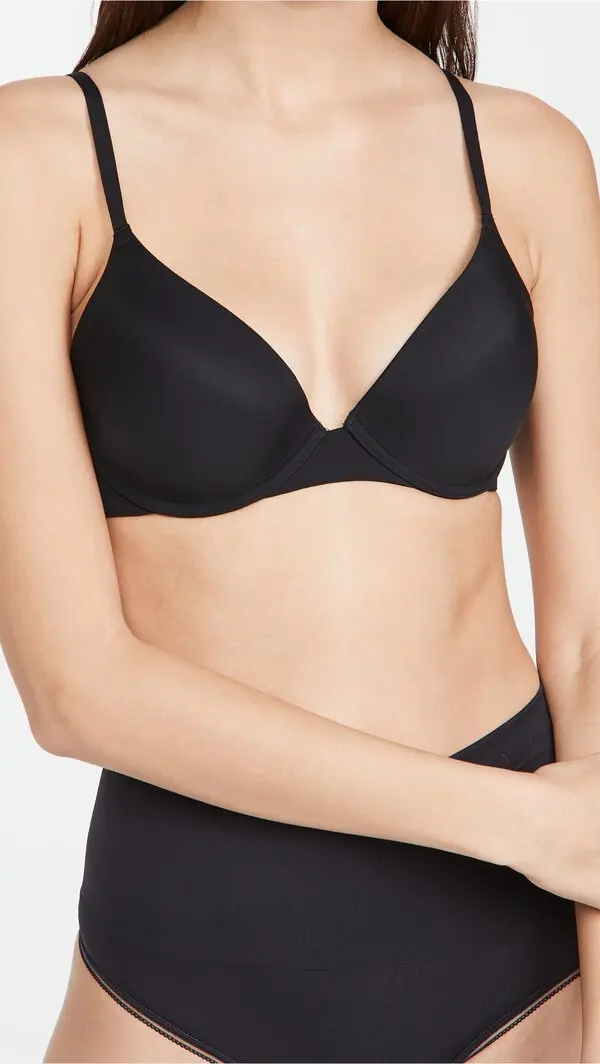 Natori Minimal Convertible Push-up Bra - Black