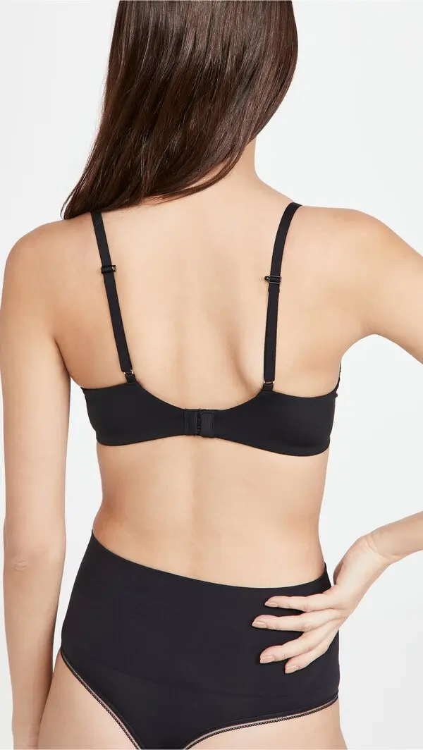 Natori Minimal Convertible Push-up Bra - Black