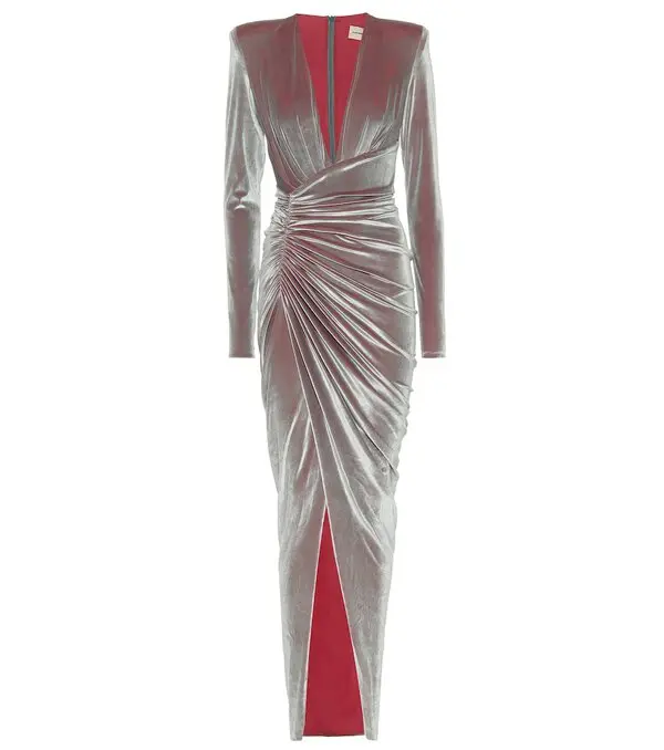 Alexandre Vauthier Stretch-velvet Gown