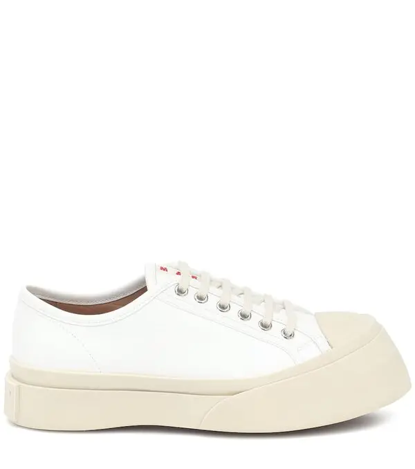 Marni Pablo Leather Sneakers - White