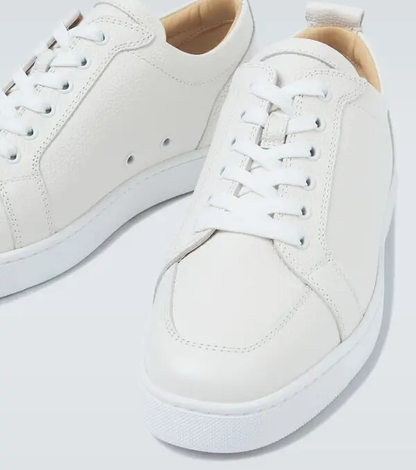 CHRISTIAN LOUBOUTIN Rantulow Leather Sneakers - White