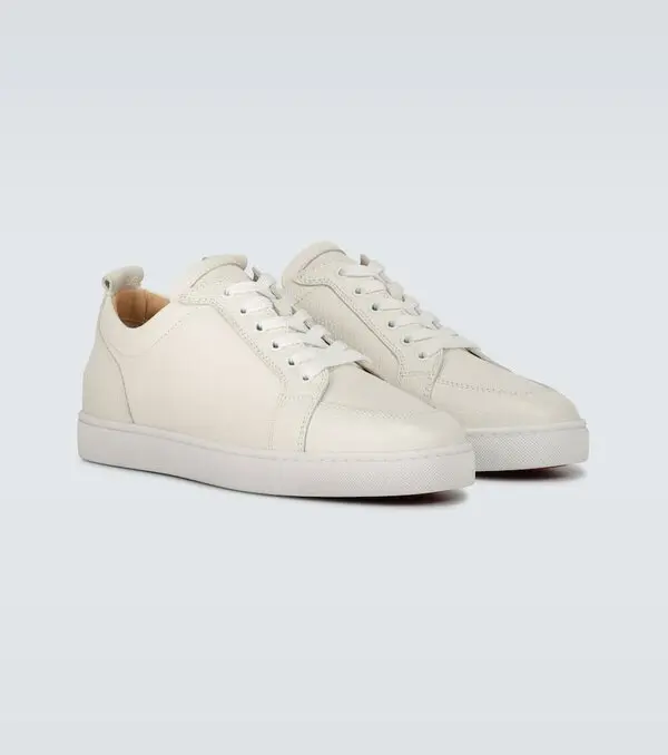 CHRISTIAN LOUBOUTIN Rantulow Leather Sneakers - White