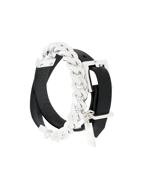 COUP DE COEUR Chain Wrap Bracelet - Black
