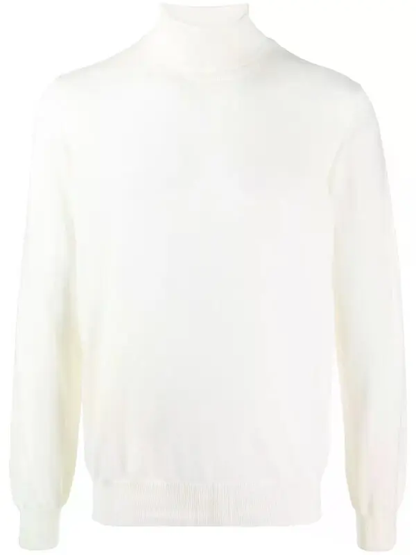FILERIA Fine Knit Roll Neck Jumper
