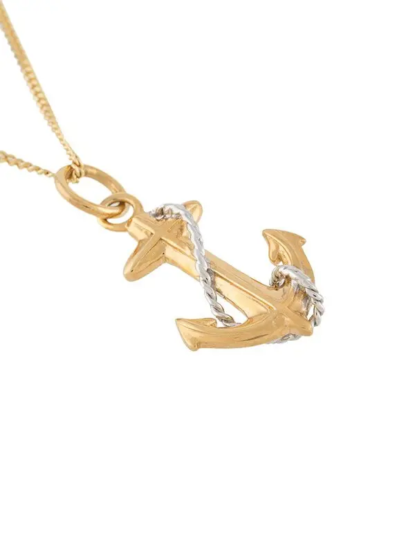 TRUE ROCKS Anchor Pendant Necklace