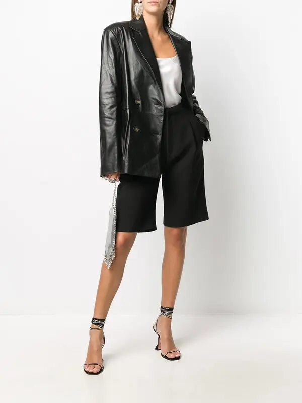 Loulou De Saison Double-breasted Lambskin Jacket