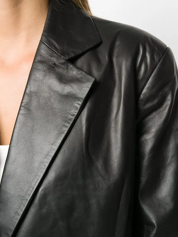Loulou De Saison Double-breasted Lambskin Jacket