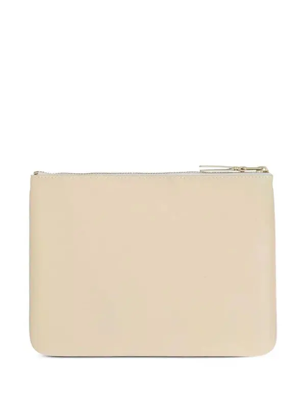 Comme Des Garçons Logo-print Leather Pouch