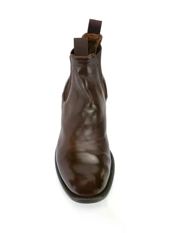 Officine Creative Leather Chelsea Boots