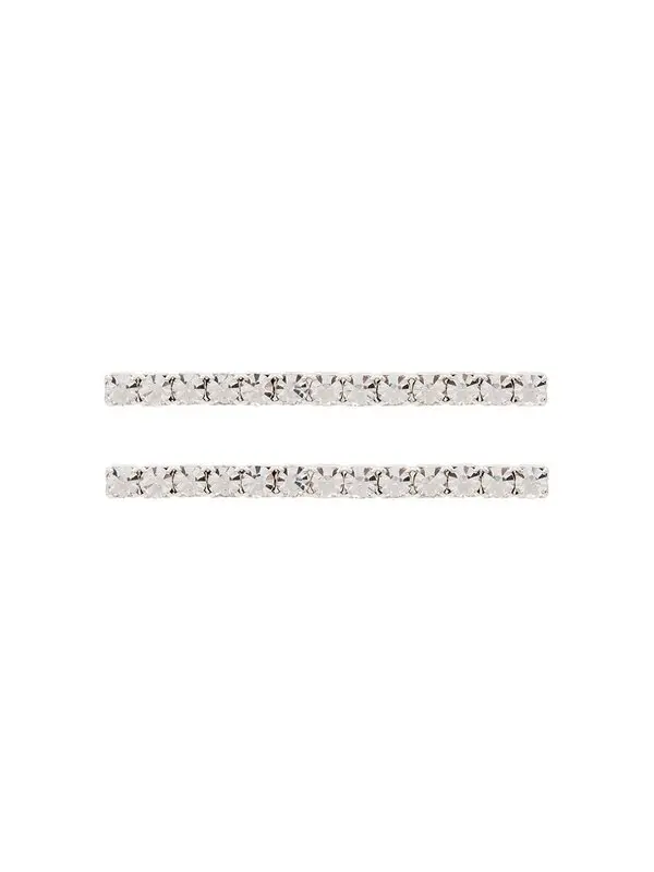 JENNIFER BEHR Gwen Crystal Hair Clips - Metallic