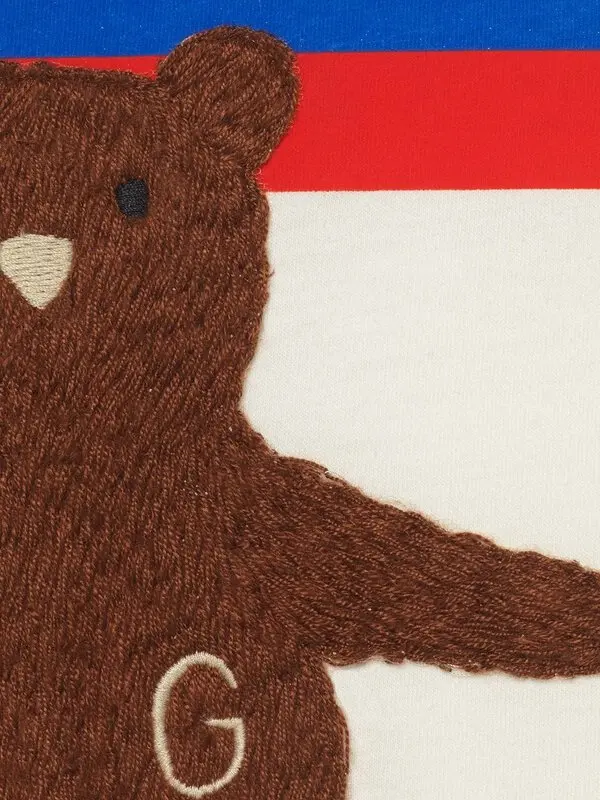 Gucci Original Bear-patch Oversize T-shirt