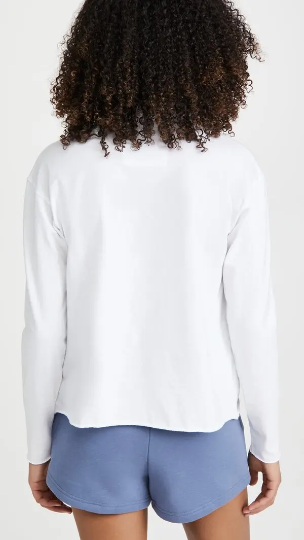 Frank & Eileen Popover Top - White