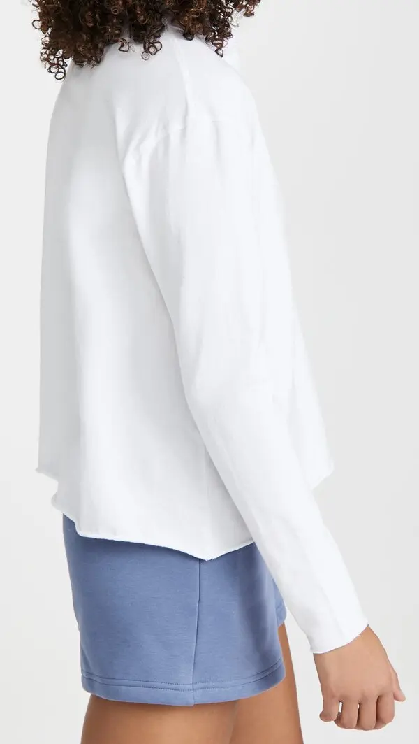 Frank & Eileen Popover Top - White