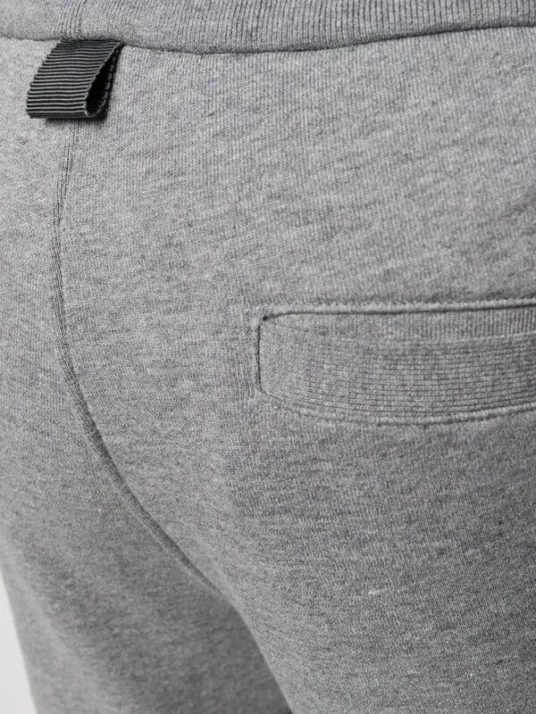 Thom Browne Striped Cotton Track Pants - Grey