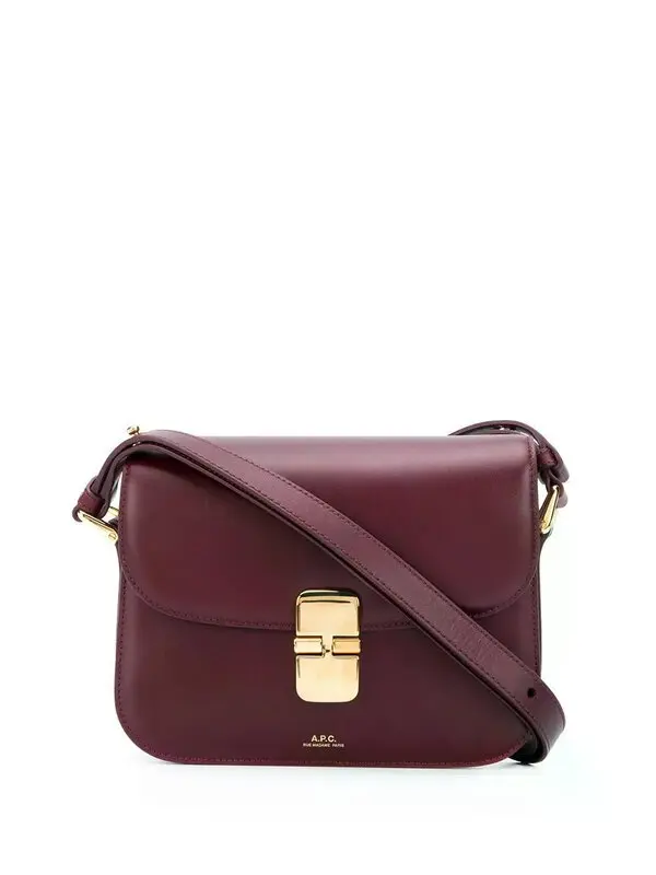 A.p.c. Leather Shoulder Bag - Red