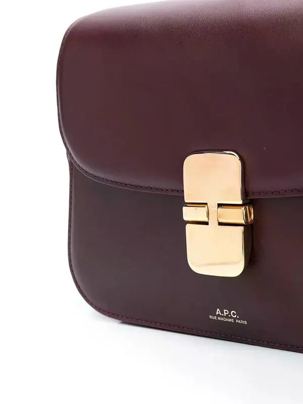 A.p.c. Leather Shoulder Bag - Red