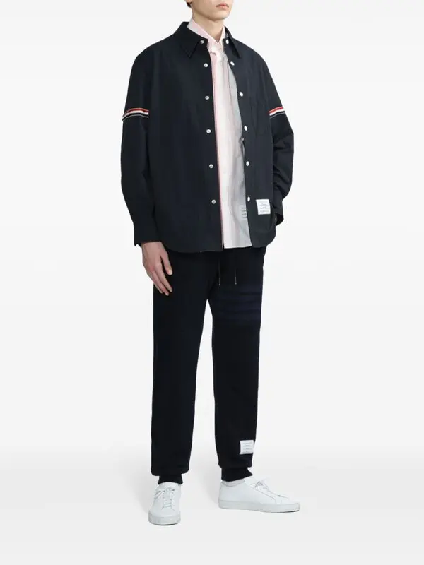 Thom Browne 4-bar Loopback Track Pants - Blue