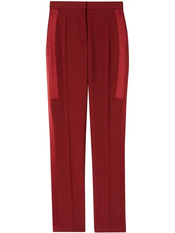 Burberry High-waisted Side Stripe Trousers