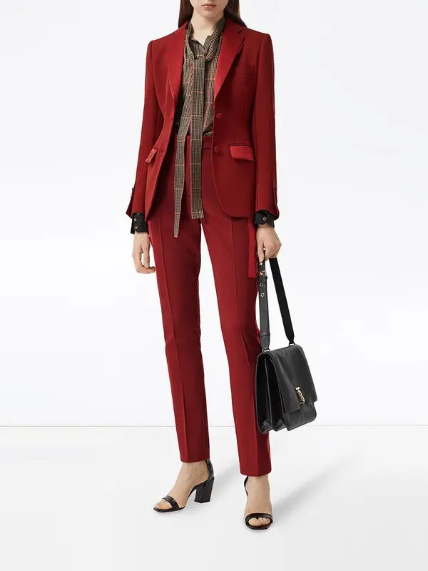 Burberry High-waisted Side Stripe Trousers