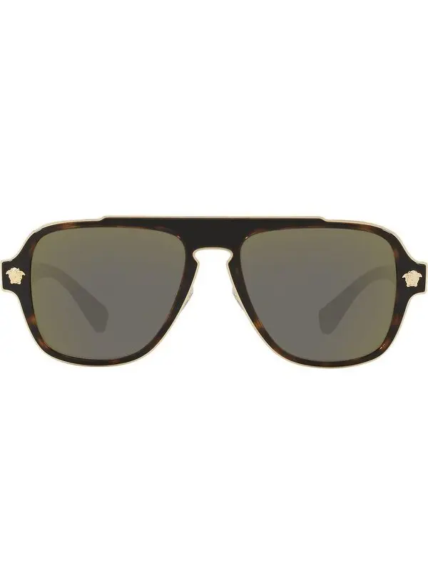 Versace Medusa Plaque Sunglasses