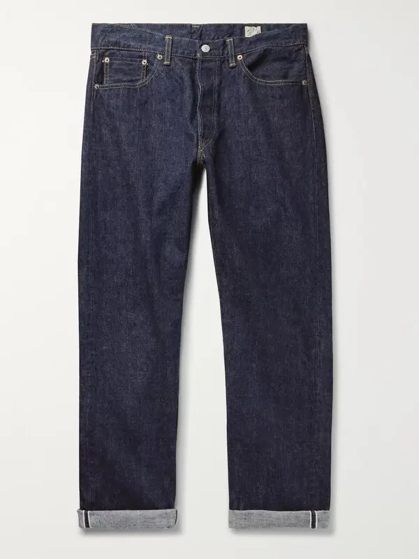 ORSLOW 105 Selvedge Straight-leg Jeans - Blue
