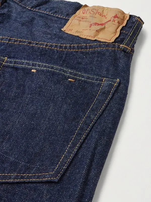 ORSLOW 107 Slim-fit Selvedge Denim Jeans - Blue