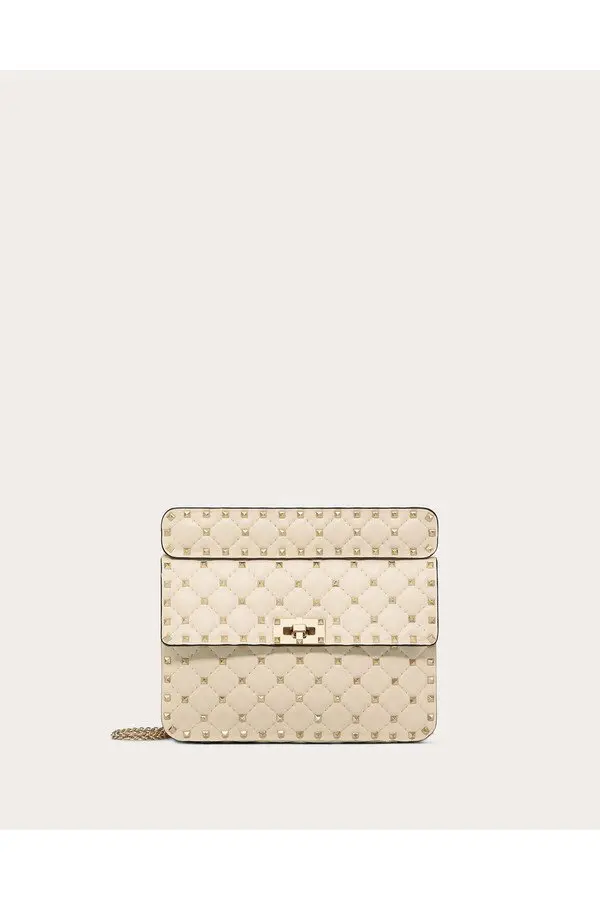 Valentino Garavani Medium Rockstud Spike Nappa Leather Bag