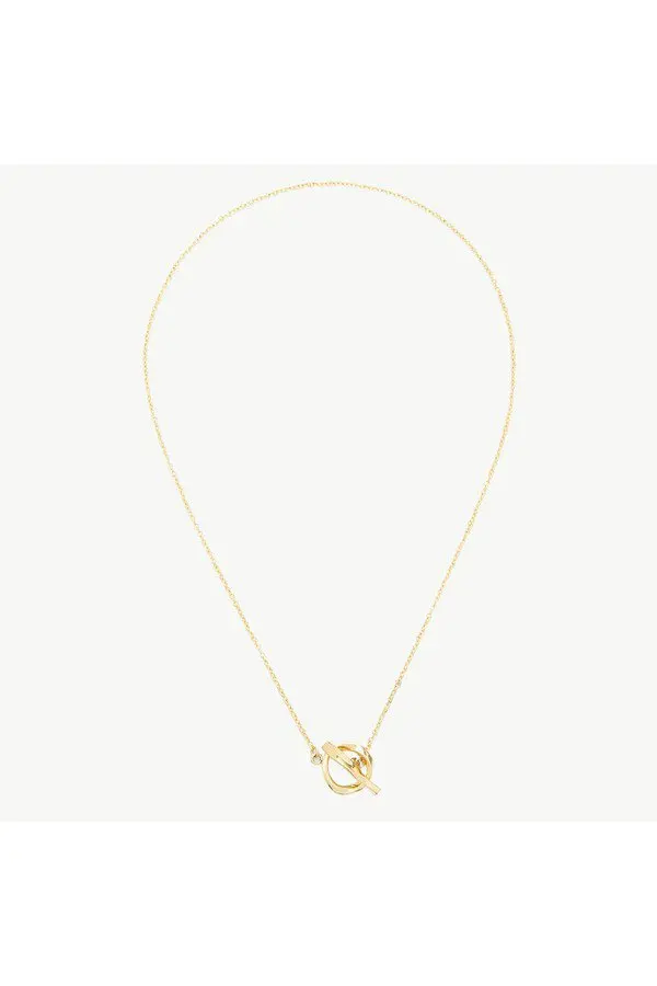 SOKO Twist Lariat Necklace - Gold