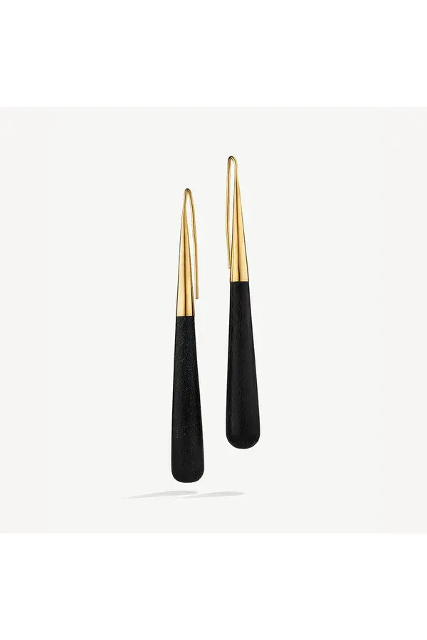 SOKO Horn Pia Threader Earrings - Gold