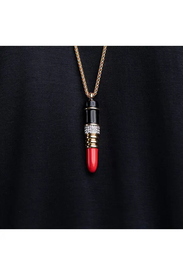 KENNETH JAY LANE Lipstick Pendant