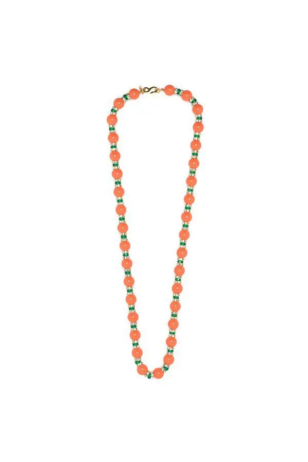 KENNETH JAY LANE Rhondells Necklace - Coral