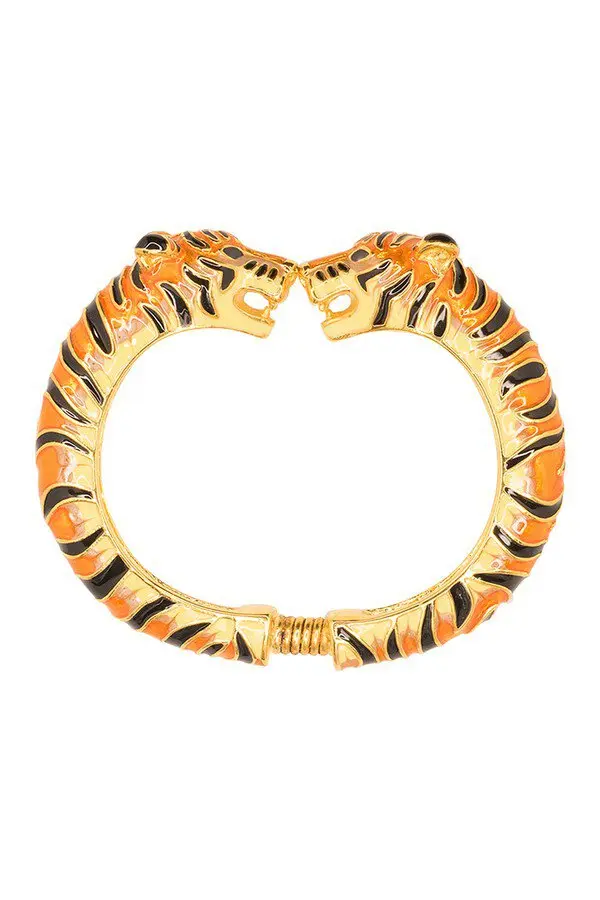 KENNETH JAY LANE Tiger Bangle - Orange
