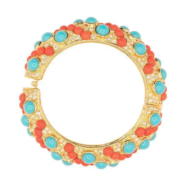 KENNETH JAY LANE And Turquoise Bracelet - Coral