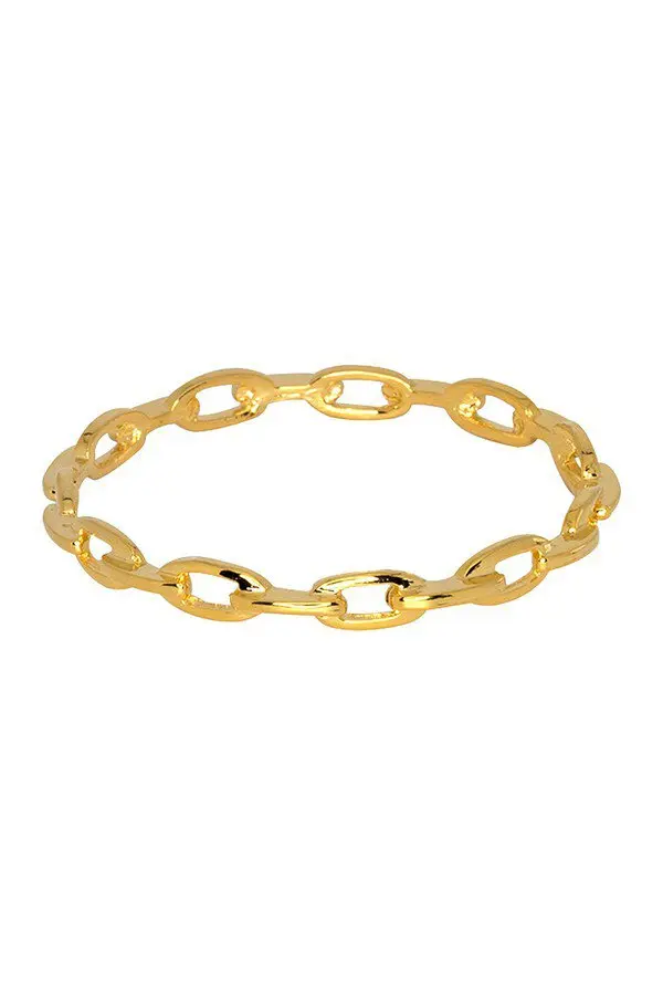 KENNETH JAY LANE Polished Link Bracelet - Gold