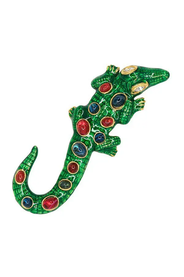 KENNETH JAY LANE Alligator Pin - Multicolor