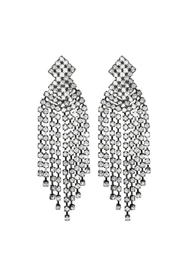 KENNETH JAY LANE Waterfall Clip-on Earrings - Natural