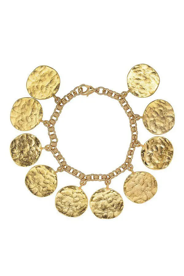 KENNETH JAY LANE Tone Charm Bracelet - Gold