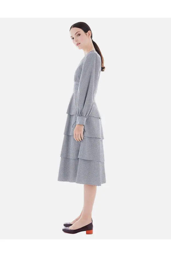 Novis The Berkeley Dress - Black / White