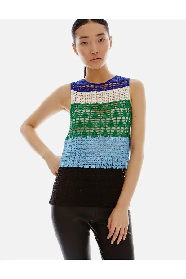 Novis The Page Crochet Knit Top