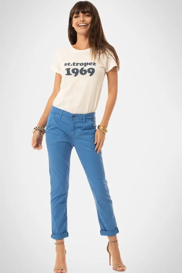 SIWY Fiona Chino Pant - Blue
