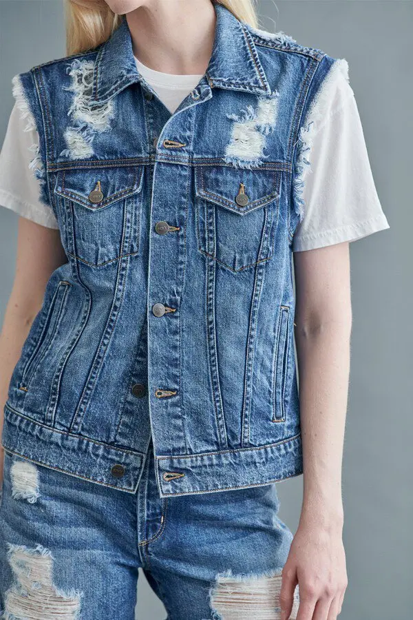 SIWY Ida Vest - Denim