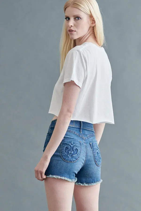 SIWY Abella High-waist Denim Shorts