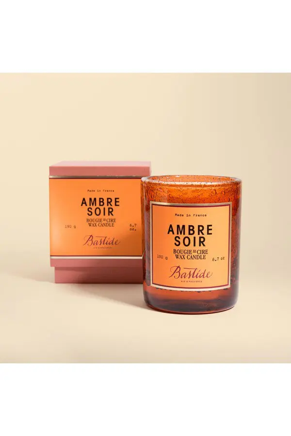 BASTIDE Ambre Soir Scented Candle - Natural