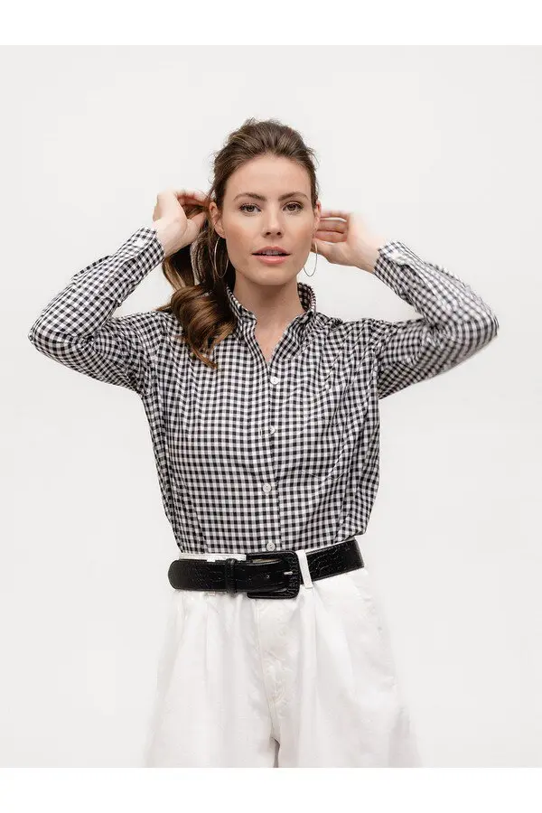 SARAH ALEXANDRA Weekend Check Mate Shirt