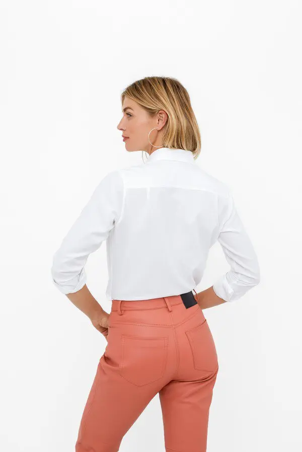 SARAH ALEXANDRA Weekend Pique-a-boo Shirt