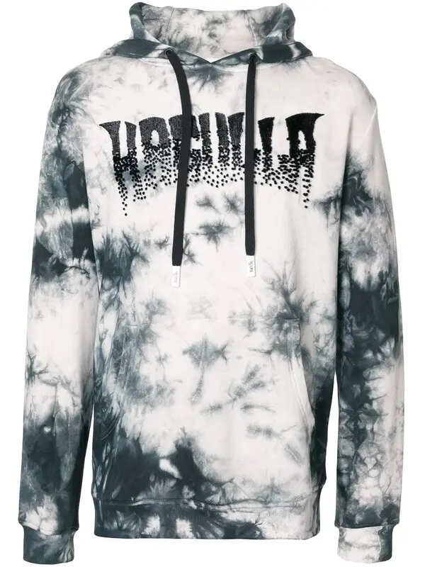 HACULLA. Logo Print Hoodie - Grey