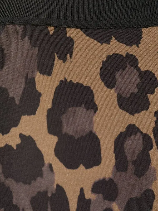 TOM FORD Leopard-print Boxers - Brown