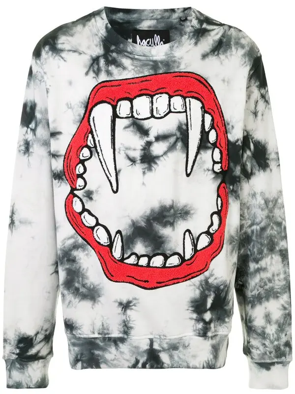 HACULLA. Tie-dye Cotton Sweatshirt - White