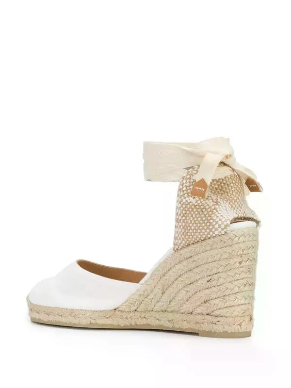 CastaÑer 90mm Carina Espadrilles - White