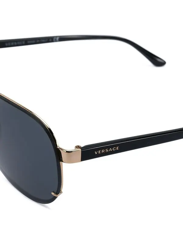 Versace Visor Aviator Sunglasses